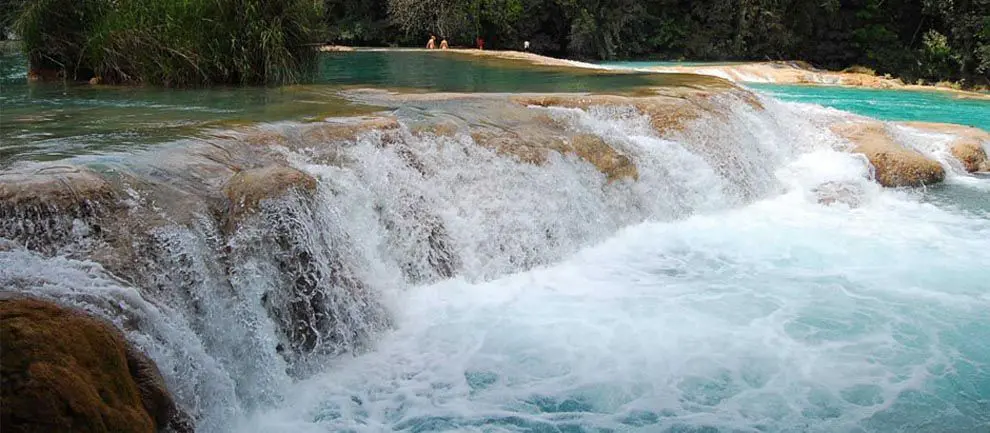 Cascadas De Agua Azul Mapa
